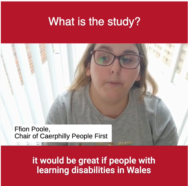 Ffion asks people with a learning disability to have their voice heard ...